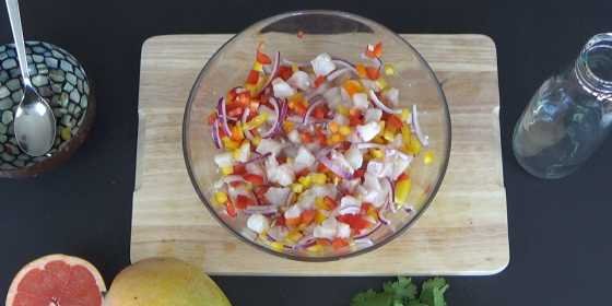 Ceviche Dorade - Mangue | Kweezine le Blog